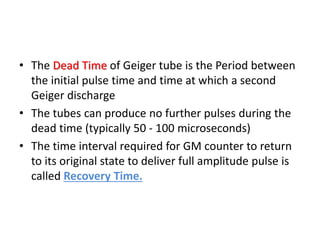 Radiation detectors | PPTX