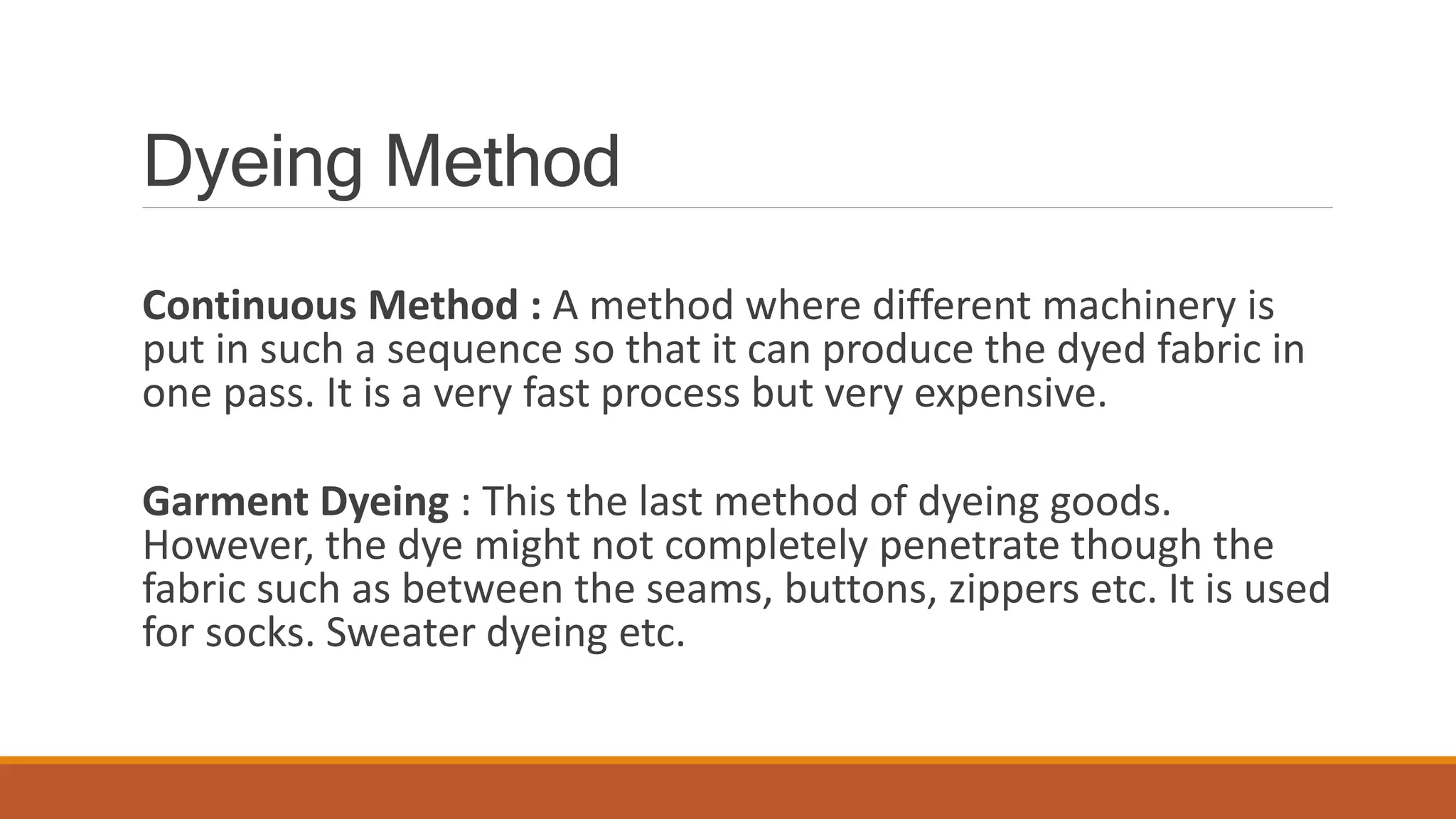 Presentation on Dyeing | PPTX