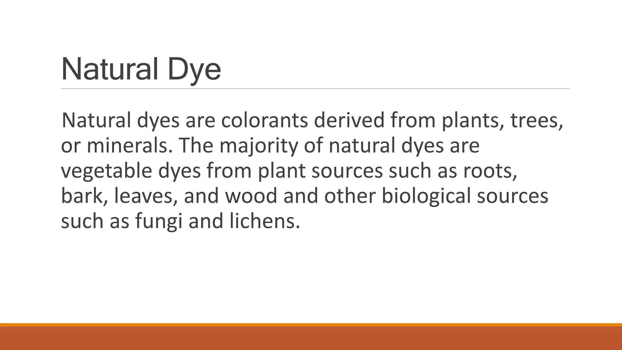 Presentation on Dyeing | PPTX
