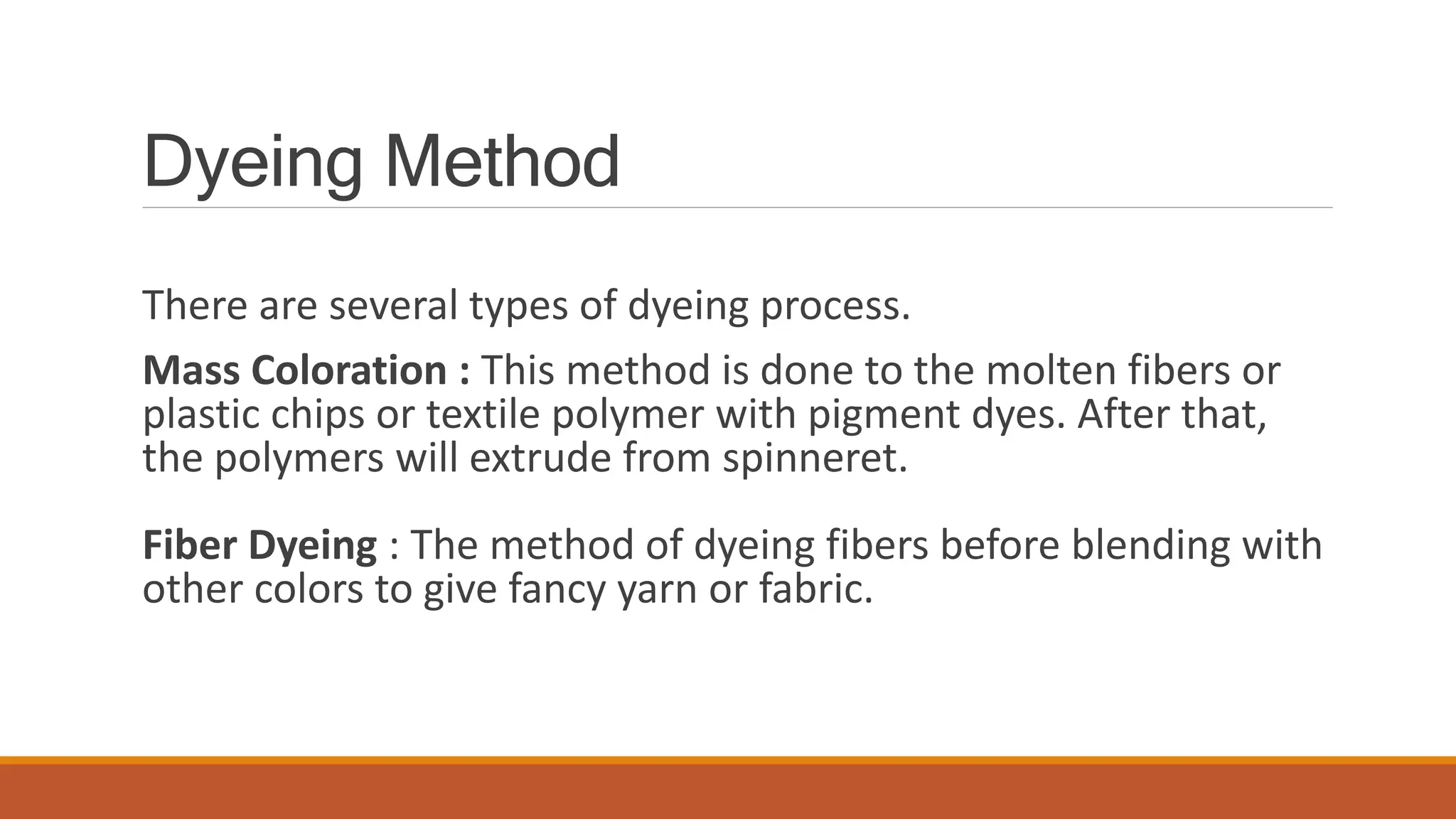 Presentation on Dyeing | PPTX
