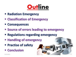 Radiation emergency | PPTX
