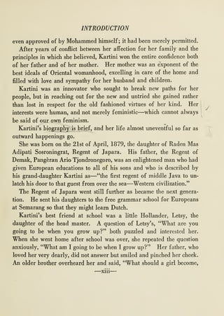 Raden adjeng kartini-Letters of a Javanese Princess | PDF