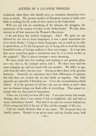 Raden adjeng kartini-Letters of a Javanese Princess | PDF