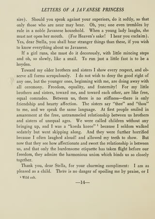 Raden adjeng kartini-Letters of a Javanese Princess | PDF