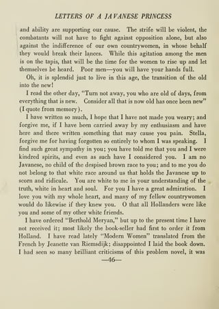 Raden adjeng kartini-Letters of a Javanese Princess | PDF