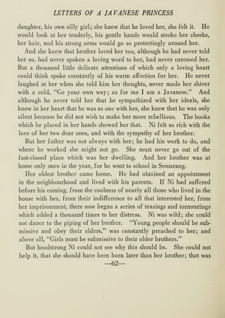 Raden adjeng kartini-Letters of a Javanese Princess | PDF