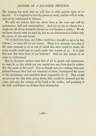 Raden adjeng kartini-Letters of a Javanese Princess | PDF