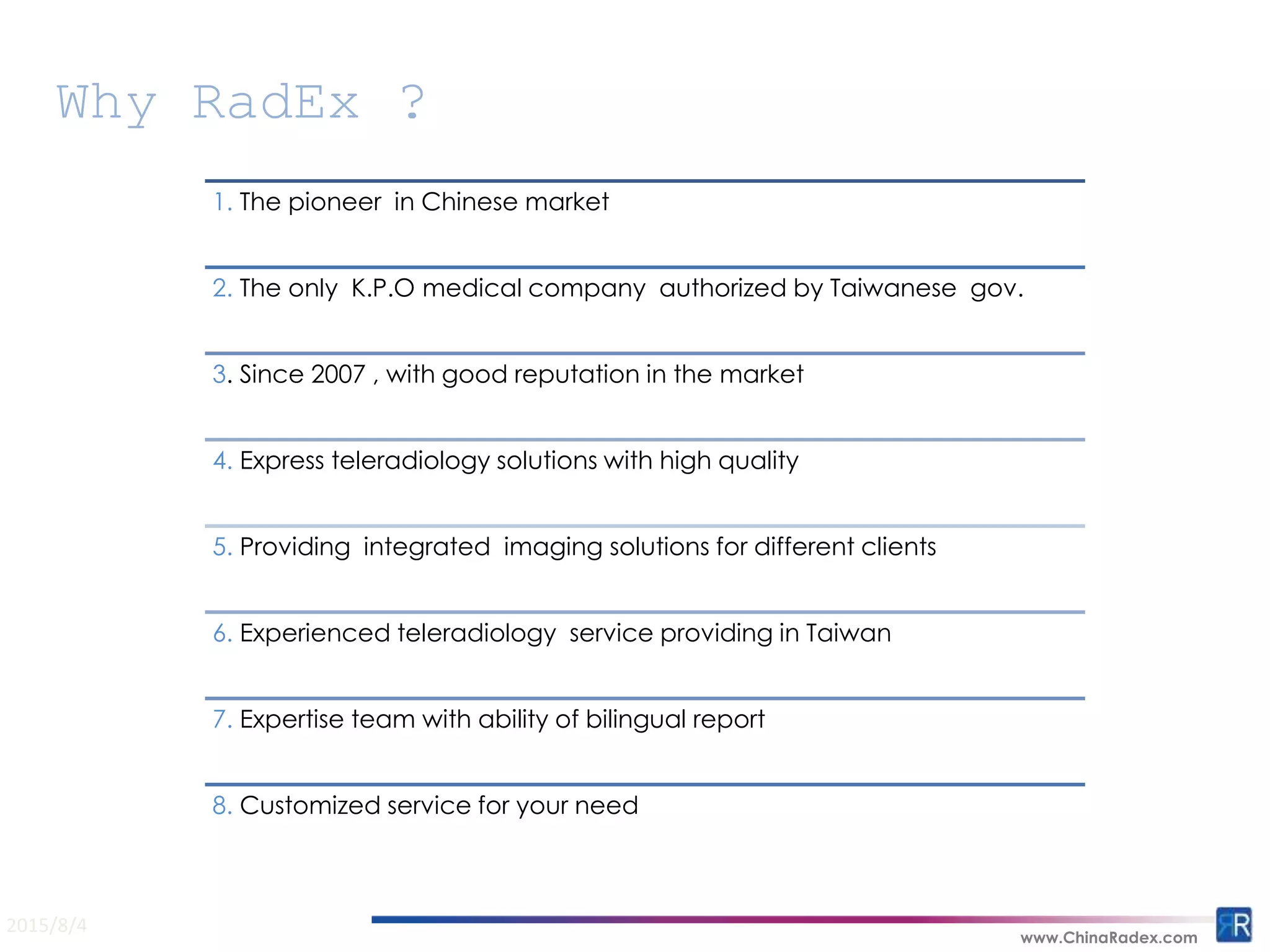 RadEx 2015 [english] | PPTX