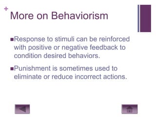 Behaviorism | PPTX