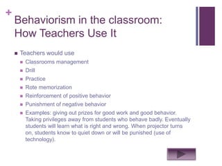 Behaviorism | PPTX