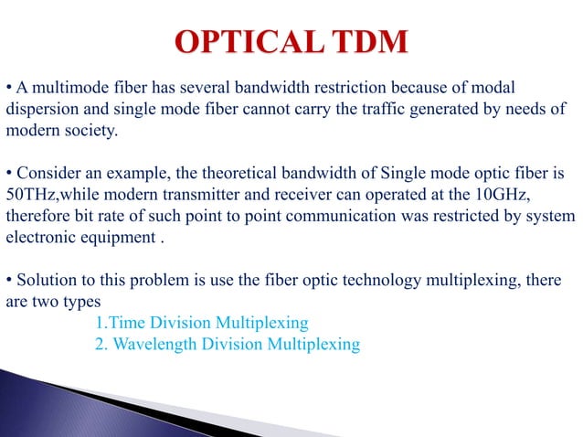 Optical Network And Architecture Pptx Computer Networking Computing