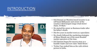 Success story of Mr. Radhakishan damani | PPTX