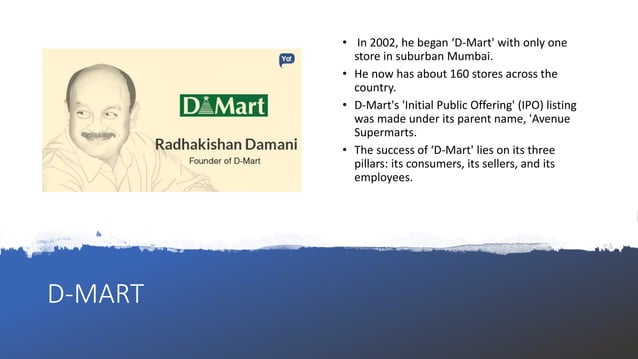 Success story of Mr. Radhakishan damani | PPTX | Business | Business ...