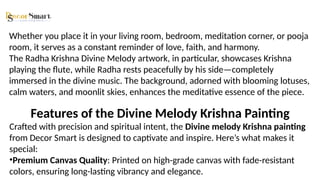 Radha Krishna Divine Melody Canvas Wall Art – Decor Smart.pptx