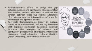 Radhakrishnan's Literary Legacy_ Influence on Indian Writing .pptx