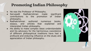 Radhakrishnan's Literary Legacy_ Influence on Indian Writing .pptx
