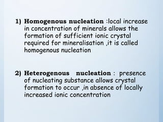 Theories of Mineralisation | PPTX