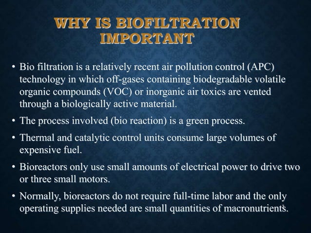 BIOFILTRATION | PPT