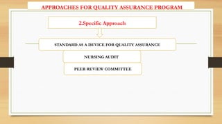 quality assurance in critical care(Critical Care Nursing) | PPTX