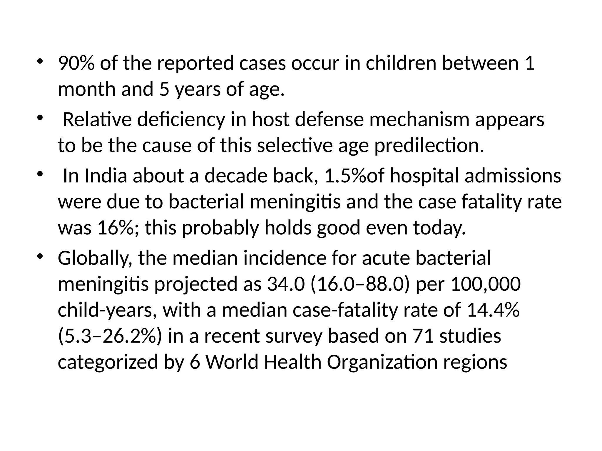 Acute meningitis in pediatrics population | PPTX