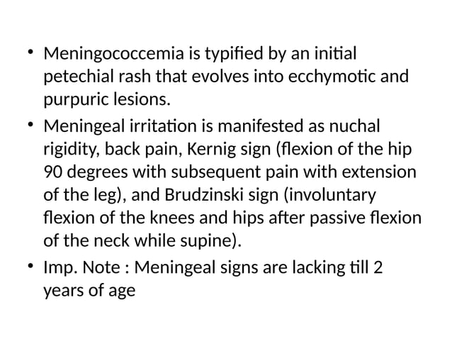 Acute meningitis in pediatrics population | PPTX