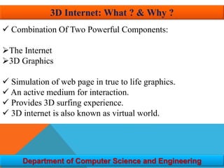 3D Internet | PPTX