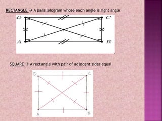 BASICS OF QUADRILATERALS | PPTX