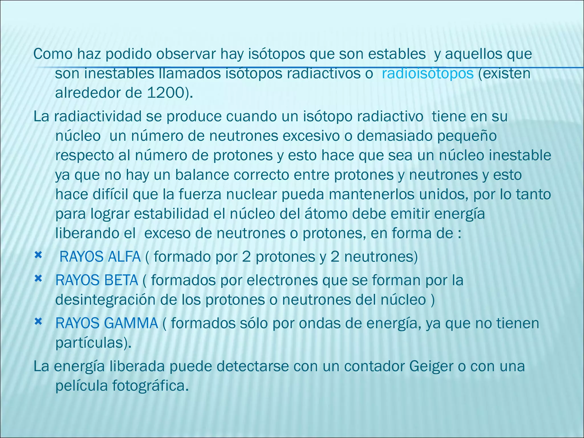 Radiactividad 2 | PPT
