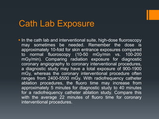 Radiaition hazard and sefety in cath lab | PPTX