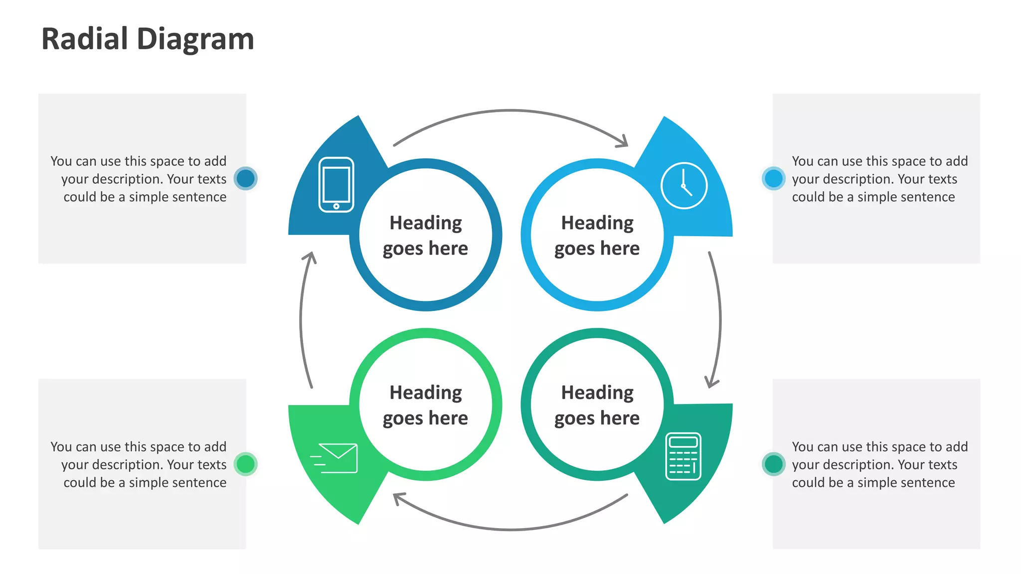 Radial Diagram Editable PPT | PPT