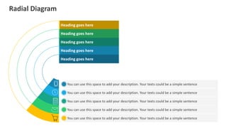 Radial Diagram Editable PPT | PPT