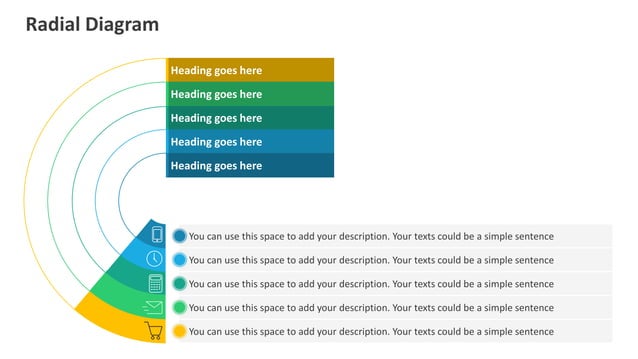 Radial Diagram Editable PPT | PPT