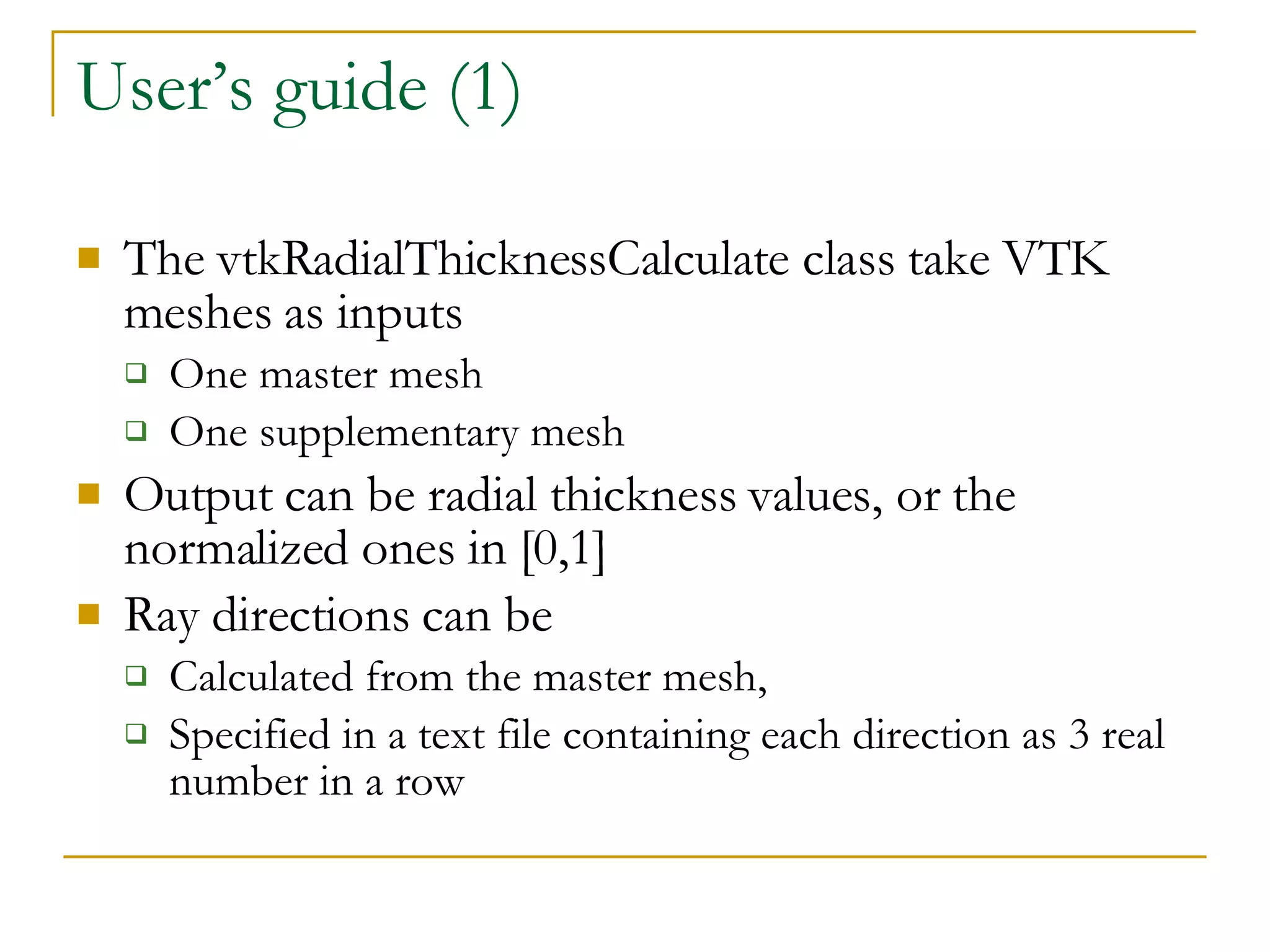 Radial Thickness Calculation and Visualization for Volumetric Layers ...