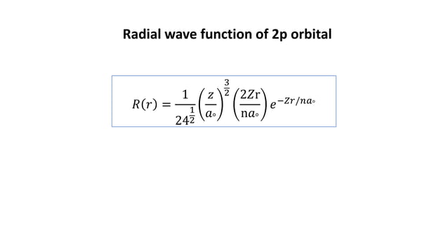Radial and angular nodes and their significance