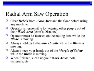 Radial arm saw | PPT