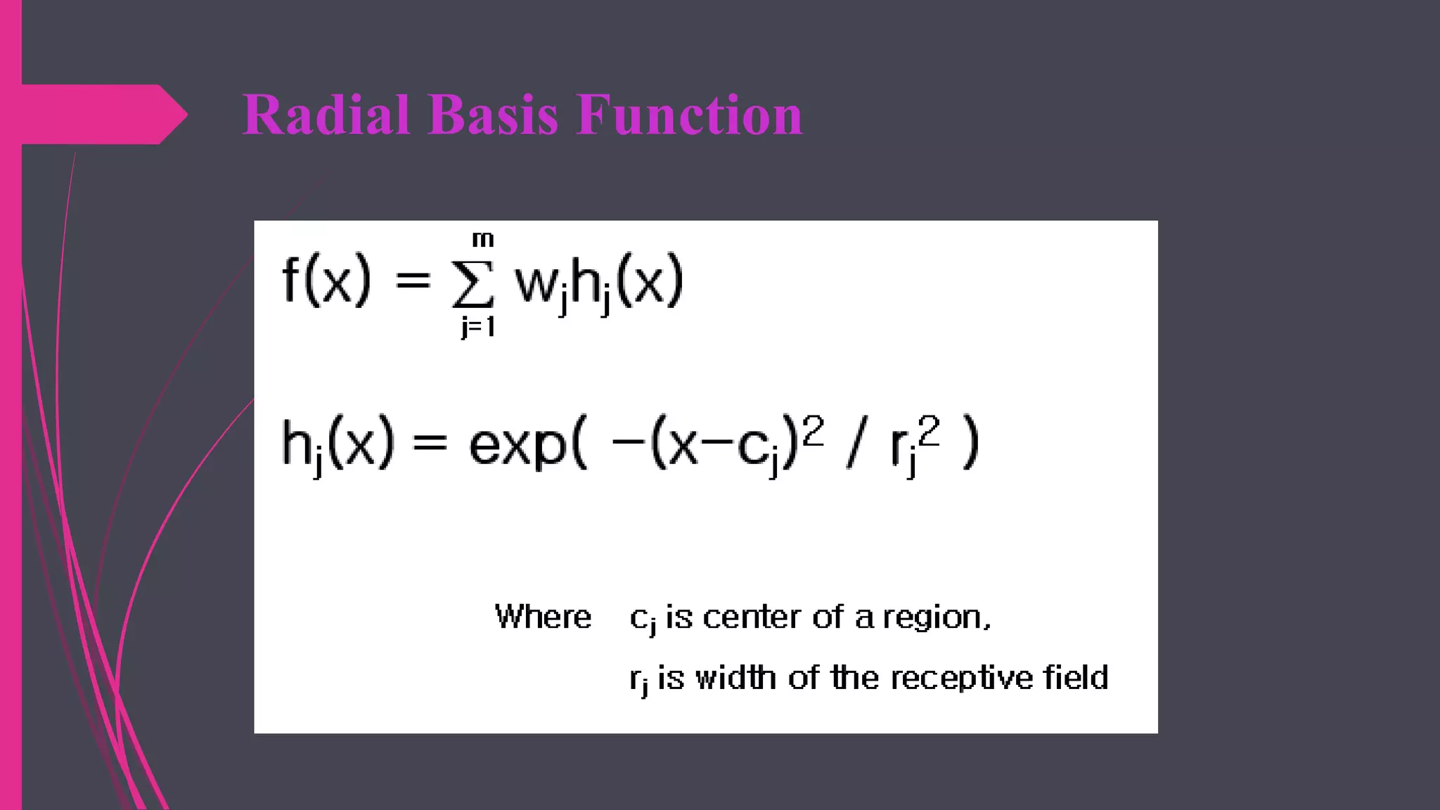 Radial Basis Function Network Ppt Bysheetalsamreen And Dhanashri Pptx Technology And Computing