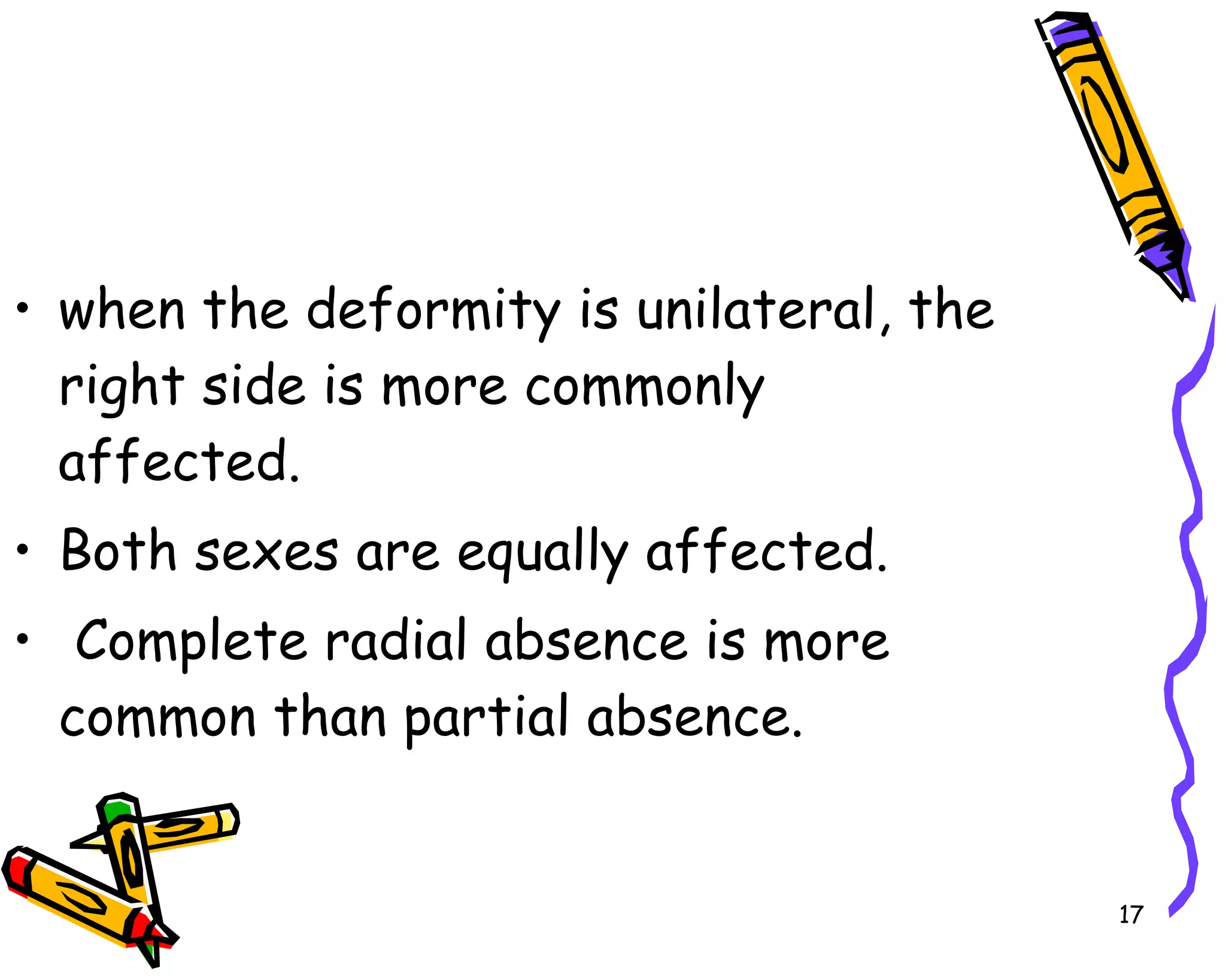 Radial club hand | PPT