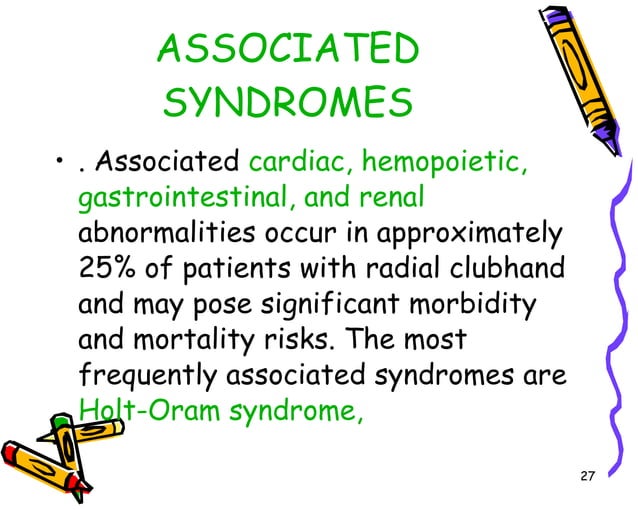 Radial club hand | PPT | Death, Injury, or Military Conflict ...