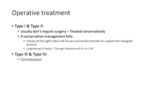 Radial club hand (Radial Dysplasia) | PPTX