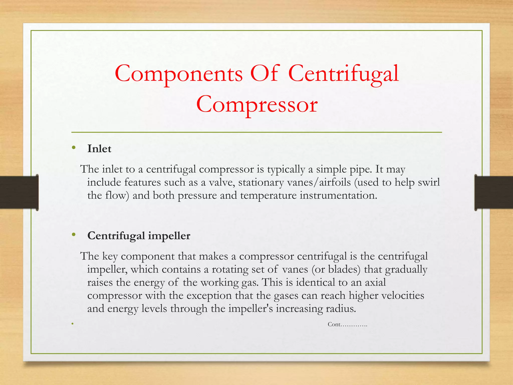 Radial compressor.pptx mm | PPTX