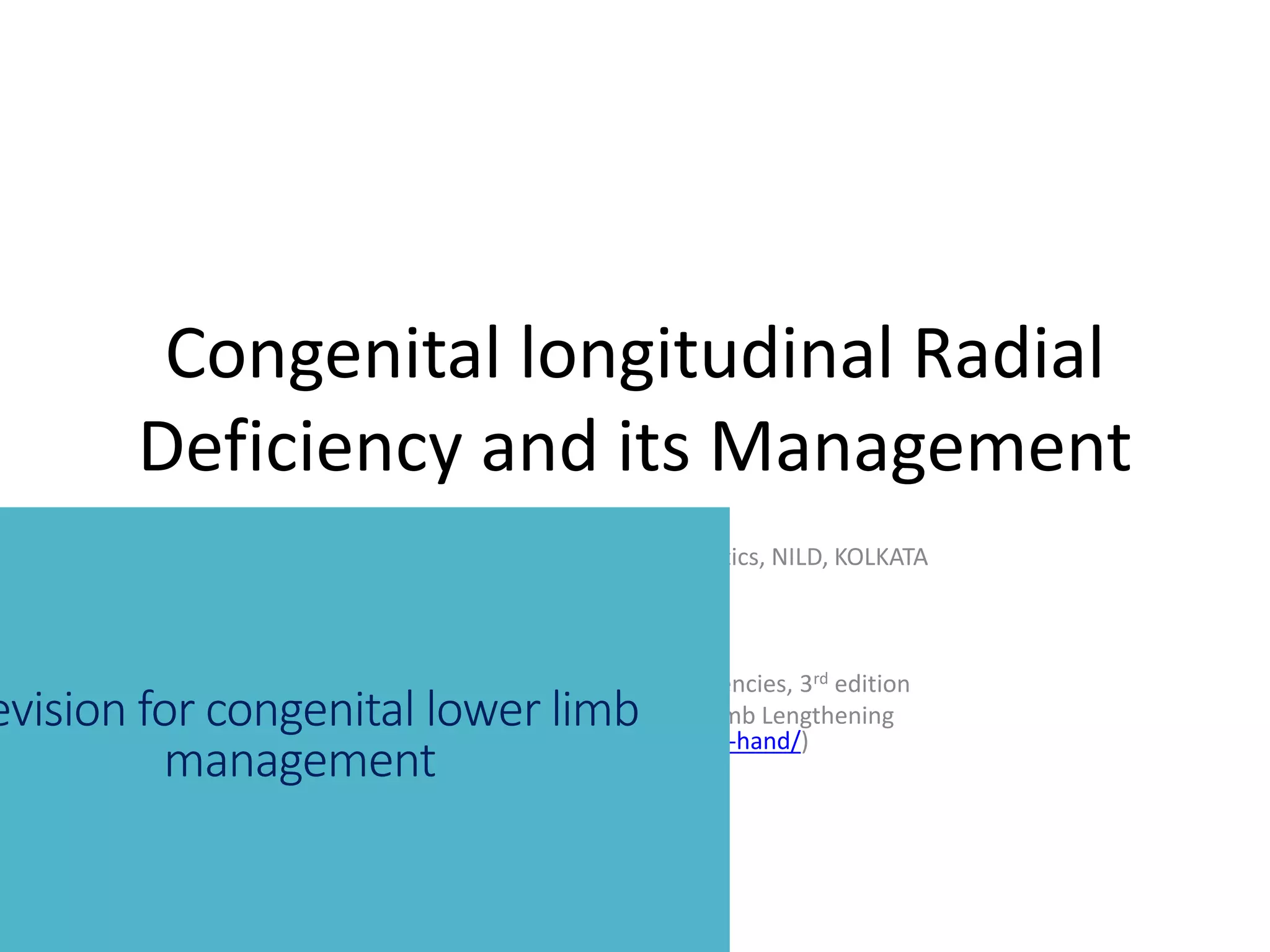 Radial Deficiency and Management.pptx