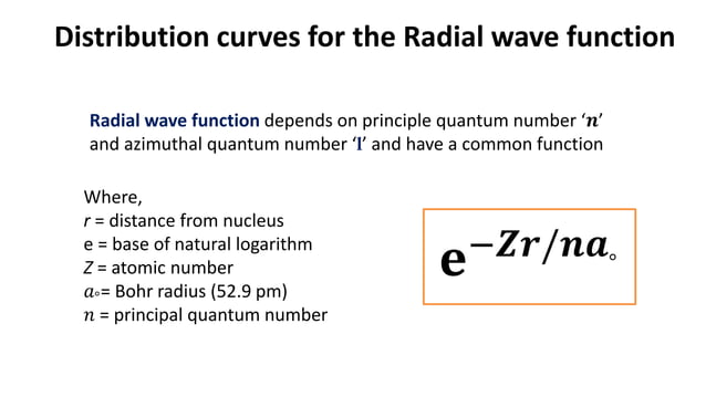 Radial Distribution Function And Most Probable Distance Of 1s And 2s