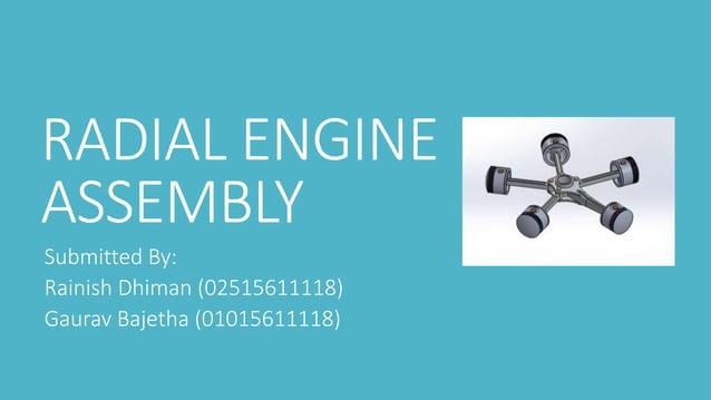 Radial engine assembly | PPTX | Automotive