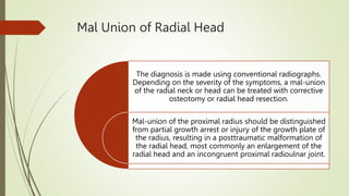 Radial Head Excision technique Operation .pptx