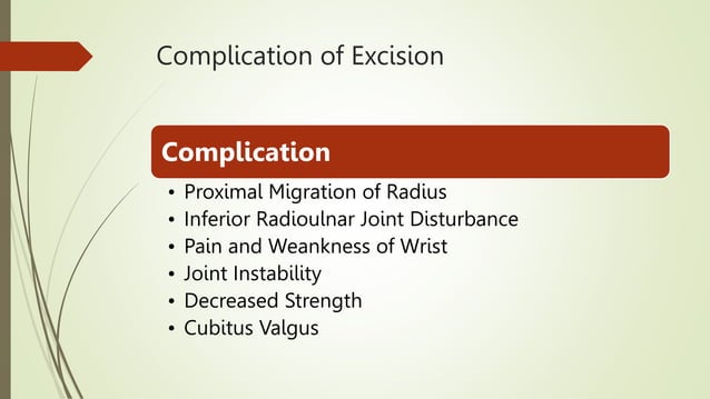 Radial Head Excision technique Operation .pptx | First Aid | Injuries