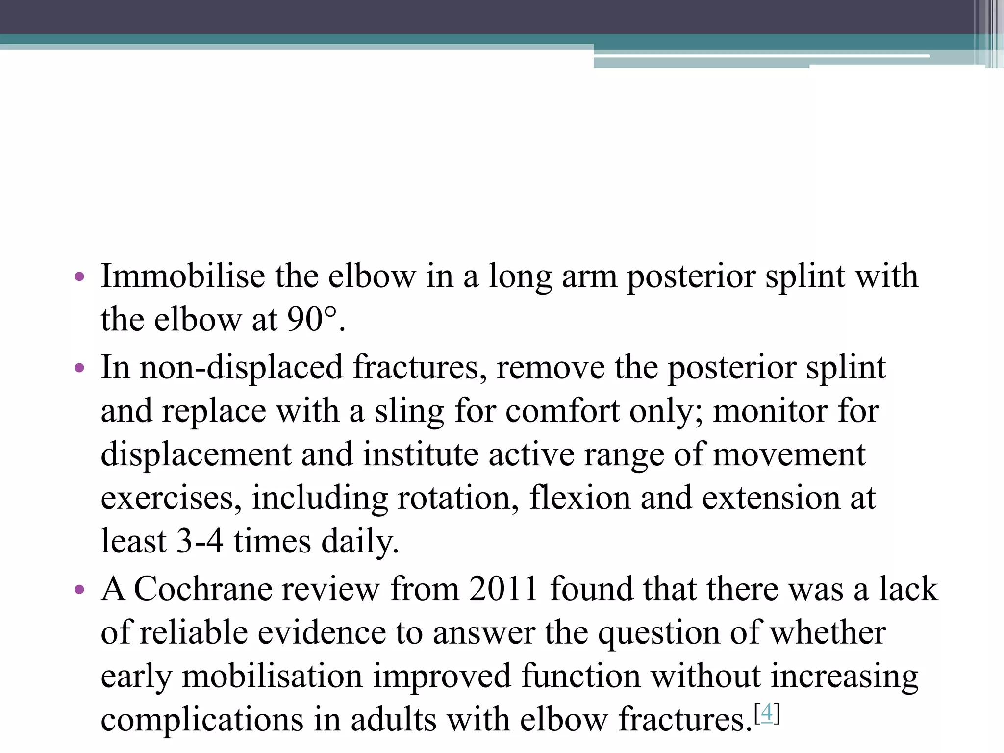 Radial head and neck fractures | PPTX