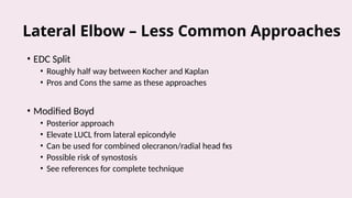 Radial Head and Neck Fractures powerpoint | PPTX