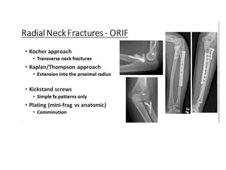 RADIAL HEAD AND NECK FRACTURE IN EMERGENCY | PPTX