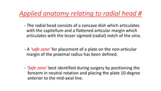 Radial head fracture | PPTX