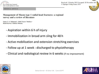 Radial head fracture | PPT